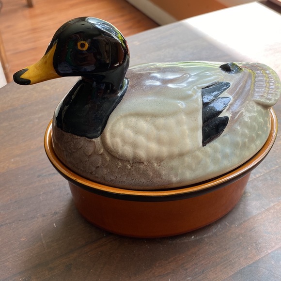 Sigma Tastesetter | Dining | Vintage Mallard Duck Covered Ceramic Dish ...
